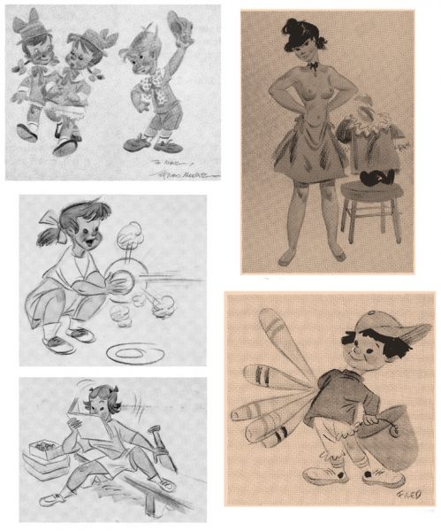 Freddie Moore Girls – The Art of Fred Moore | Traditional Animation